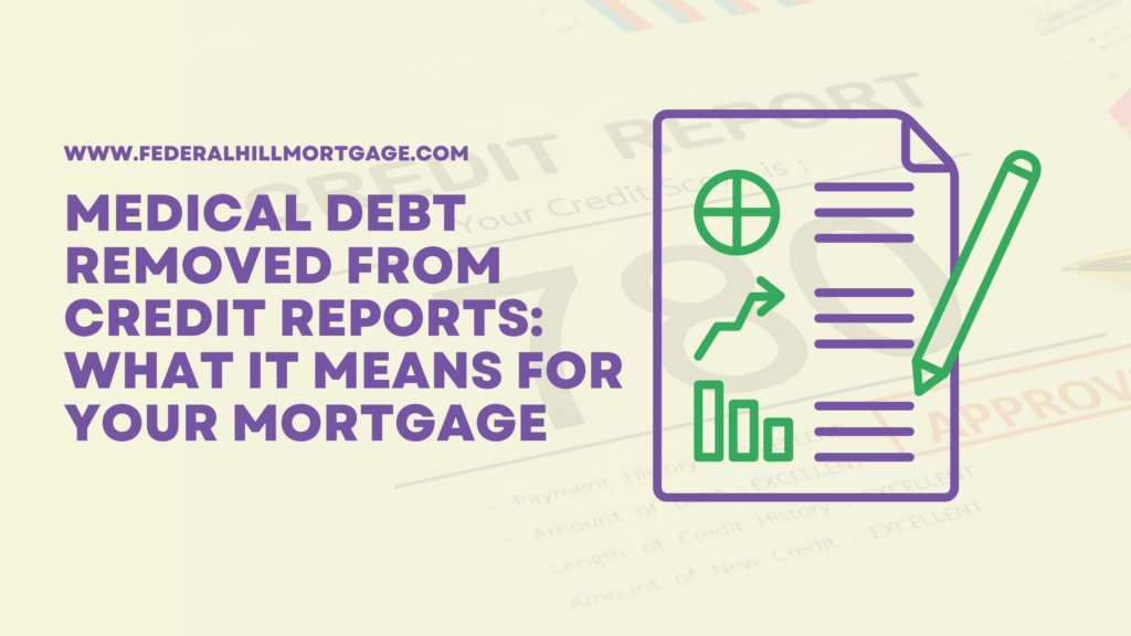 Medical Debt Removed from Credit Reports | Federal Hill Mortgage